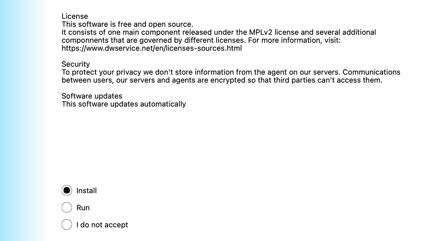 How do I install the agent? – DWService – Docs