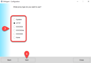 Configure proxy – DWService – Docs
