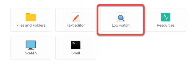 Log watch application – DWService – Docs