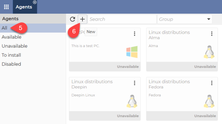 Linux – Install the Agent with Code (Graphical User Interface) – DWService – Docs