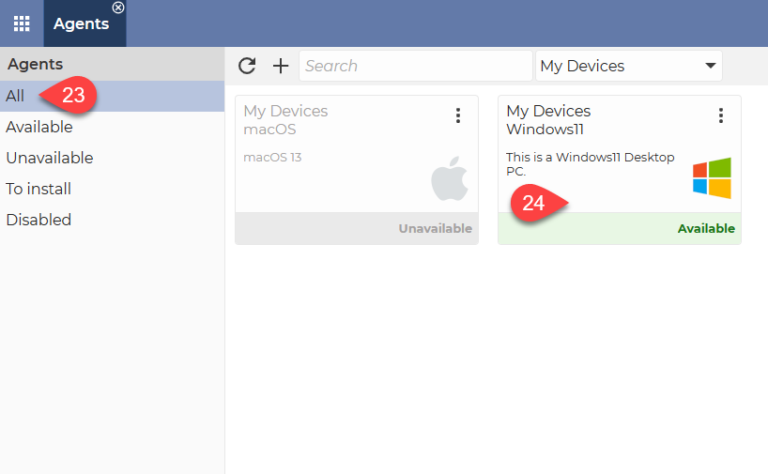 Windows – Install the Agent with Code – DWService – Docs