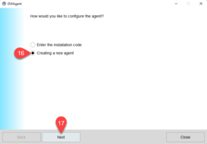 Windows – Install the Agent with Credentials – DWService – Docs