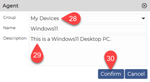 Windows – Install the Agent with Credentials – DWService – Docs