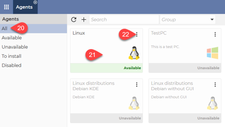 Linux – Install the Agent with Credentials (console) – DWService – Docs