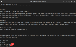 Linux – Install the Agent with Credentials (console) – DWService – Docs