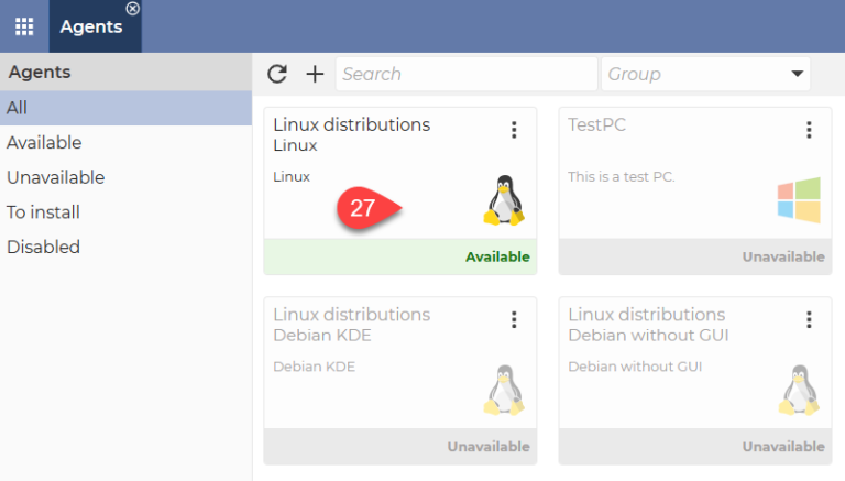 Linux – Install the Agent with Credentials (console) – DWService – Docs