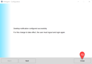 Desktop notification – DWService – Docs