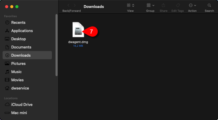 MacOS – Install the Agent with Credentials (updated) – DWService – Docs