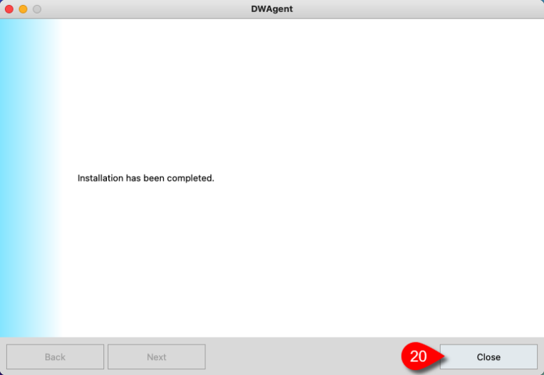 Macos Install The Agent With Credentials Updated Dwservice Docs