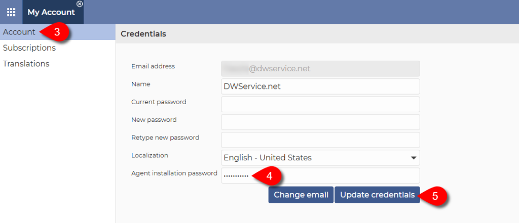 MacOS – Install the Agent with Credentials (updated) – DWService – Docs